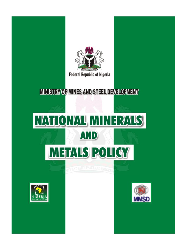 National Policy On Minerals Metal | PDF | Regulatory Compliance | Mining