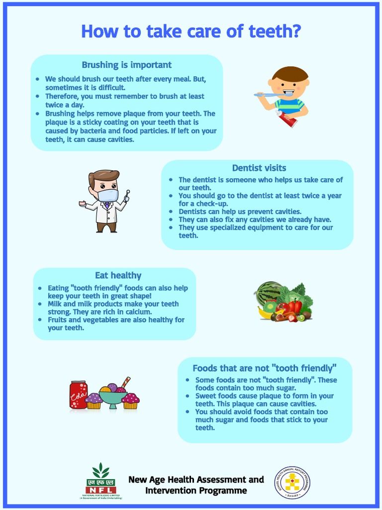 (ENGLISH) How To Take Care of Teeth | PDF