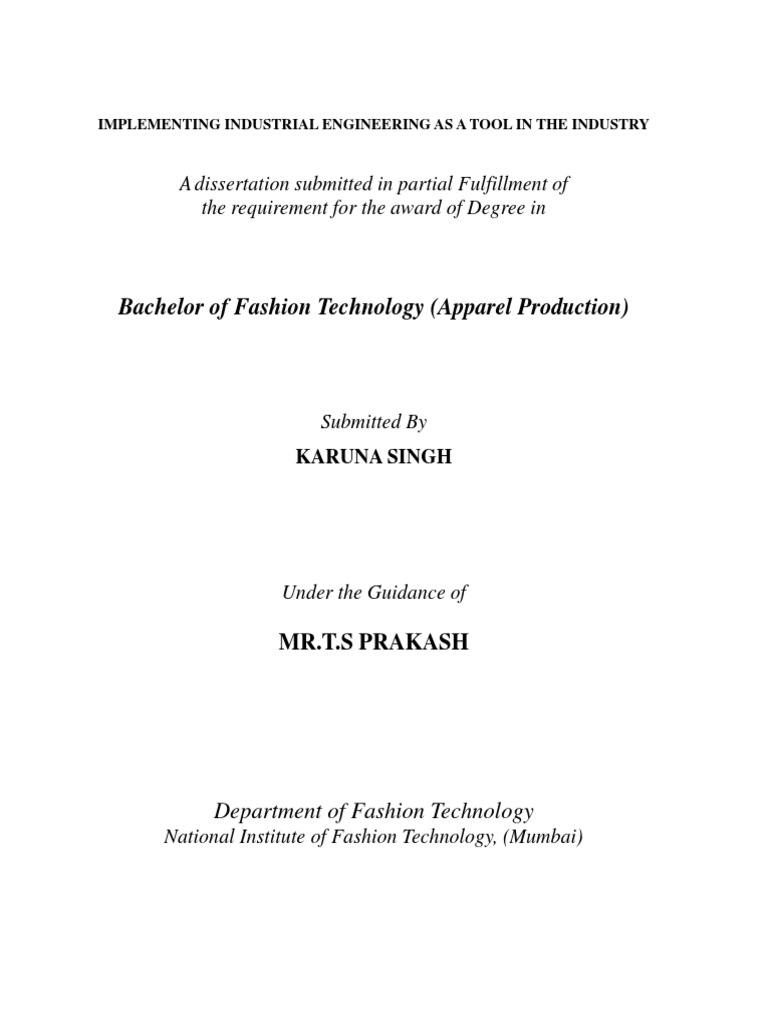 Implementing Industrial Engineering As A Tool in The Industry | PDF ...