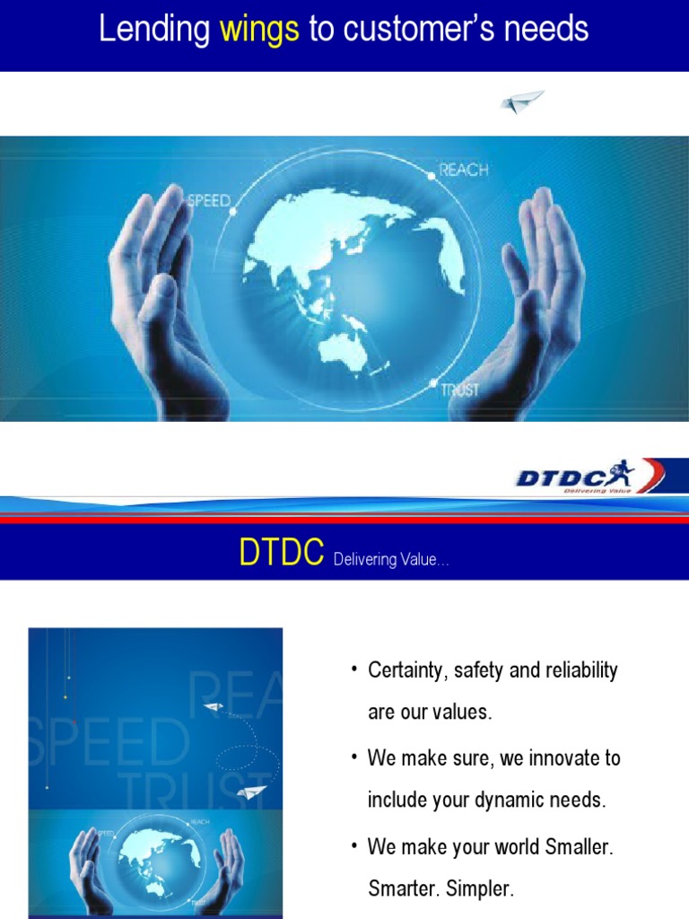 DTDC Company Overview and Services | PDF | Cargo | Delivery (Commerce)