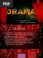 ELEMENTS OF DRAMA and The ONE ACT PLAY | PDF | Play (Theatre) | Tragedy