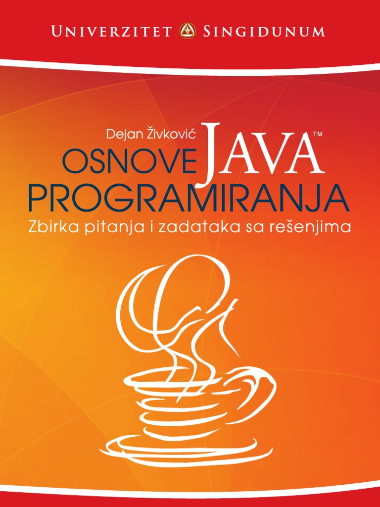 US - Osnove JAVA Programiranja - Zbirka | PDF
