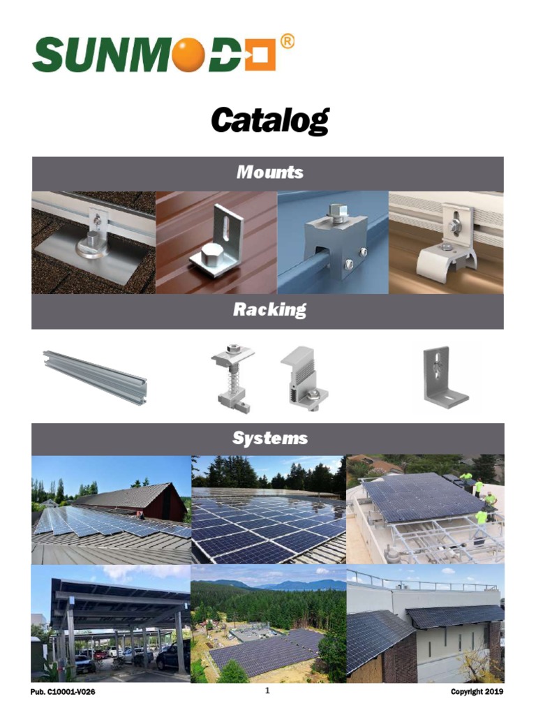 Sunmodo - 2019 Catalog V26web | PDF