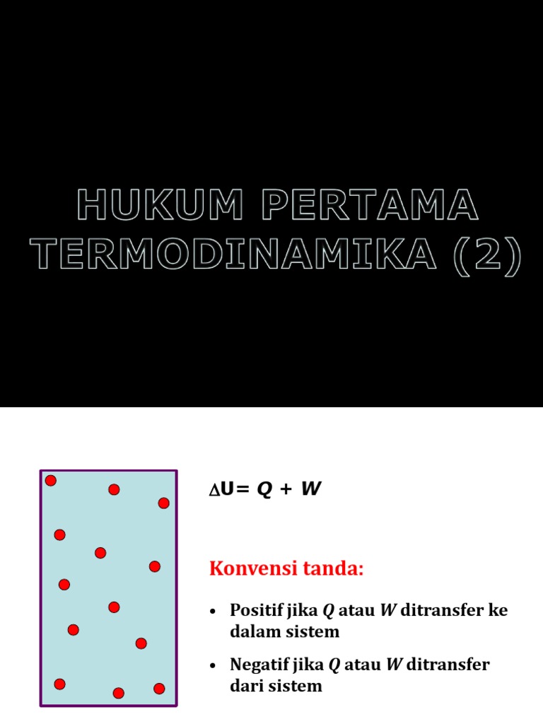 6 Hukum-Termodinamika-I TM3 | PDF | Sains & Matematika