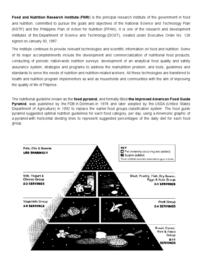 Food and Nutrition Research Institute | PDF | Vegetables | Foods