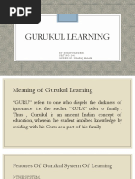 Gurukul System of Learning | PDF | Guru | Teachers