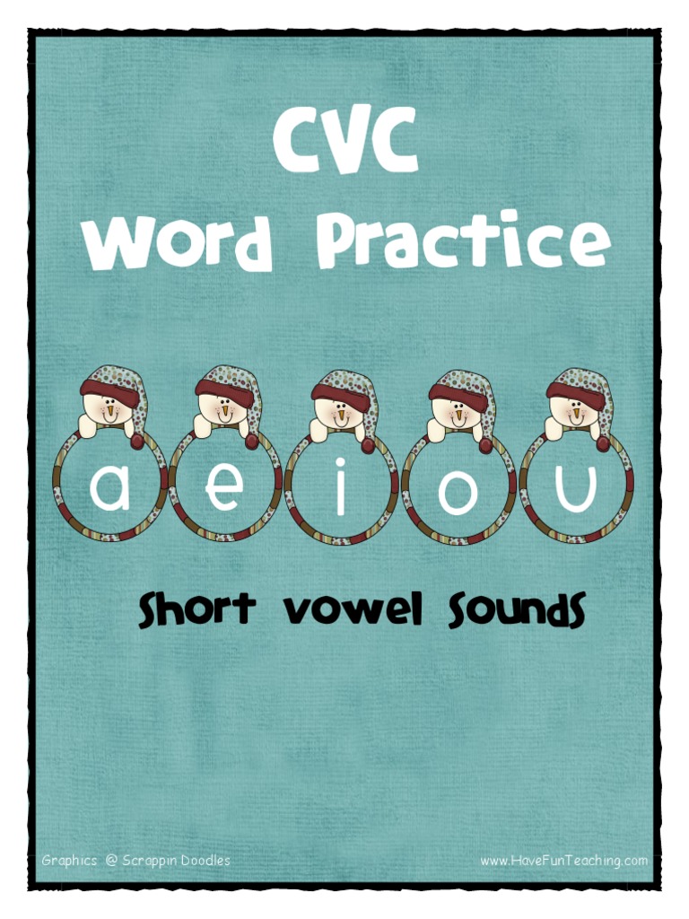 CVC Word Practice for Short Vowels | PDF | Language Arts & Discipline