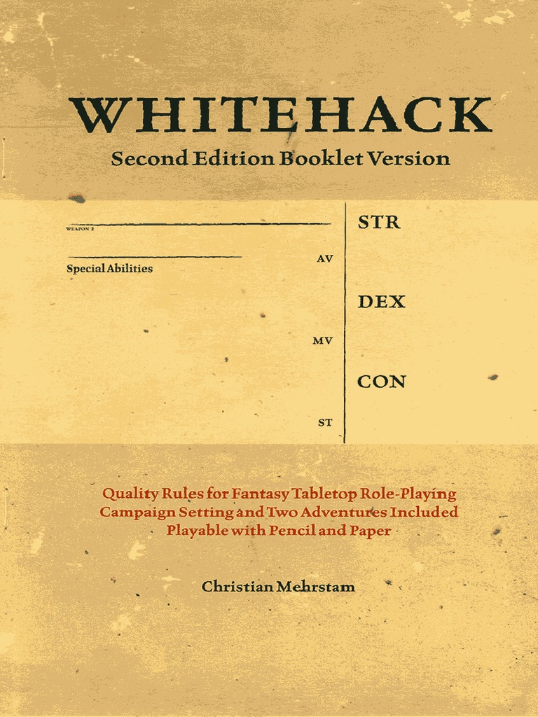 Whitehack 2e PDF | PDF