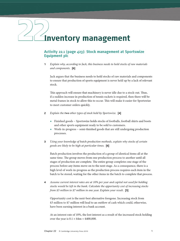 Chapter 22 | PDF | Business