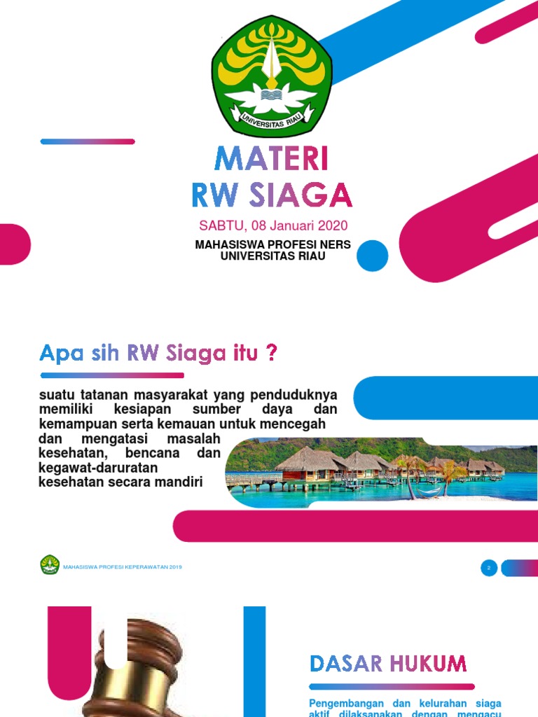 Materi RW Siaga | PDF | Ilmu Sosial