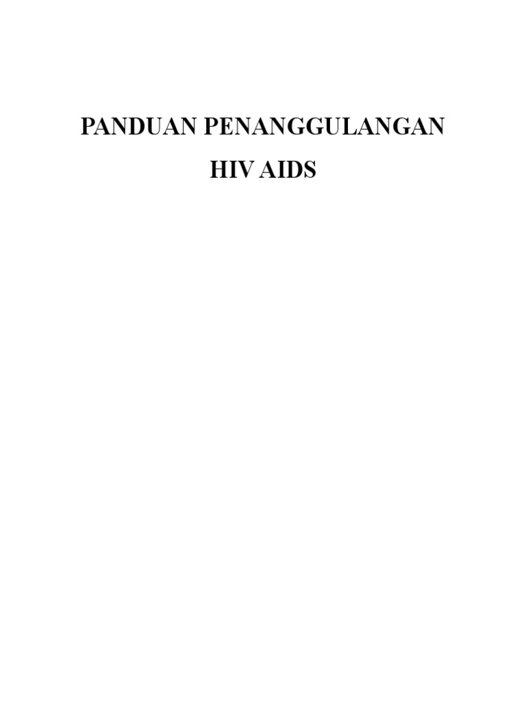 Panduan Hiv Aids | PDF