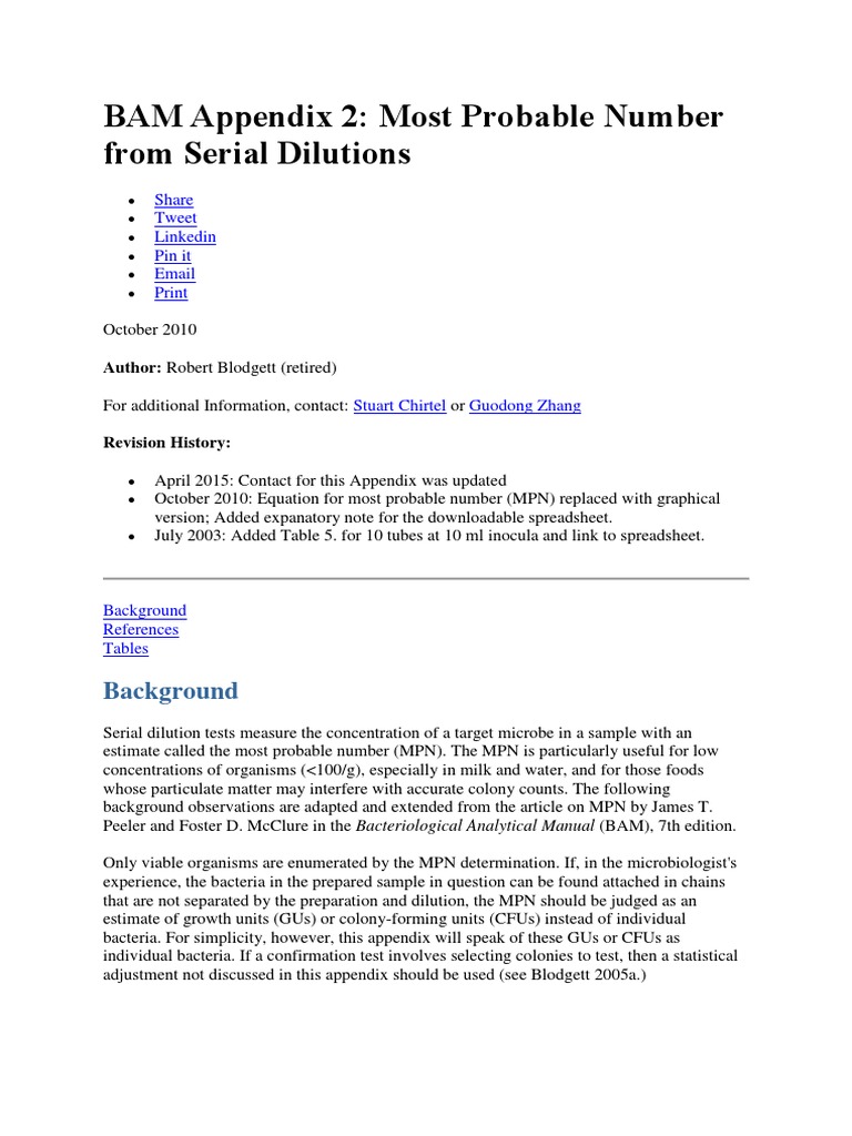 BAM Appendix 2 | PDF