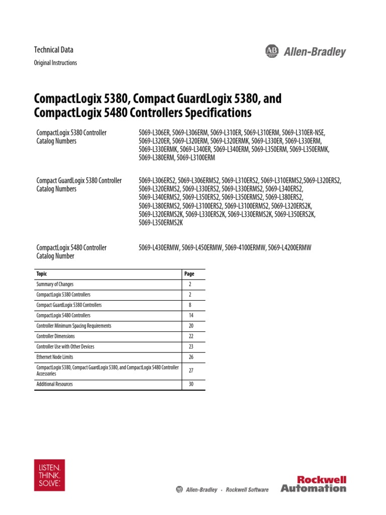 CompactLogix 5380 | PDF