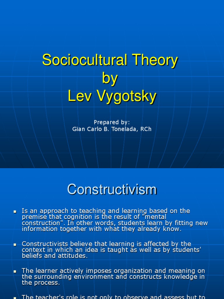 Educators' Guide to Vygotsky's Theory | PDF | Career & Growth | Wellness