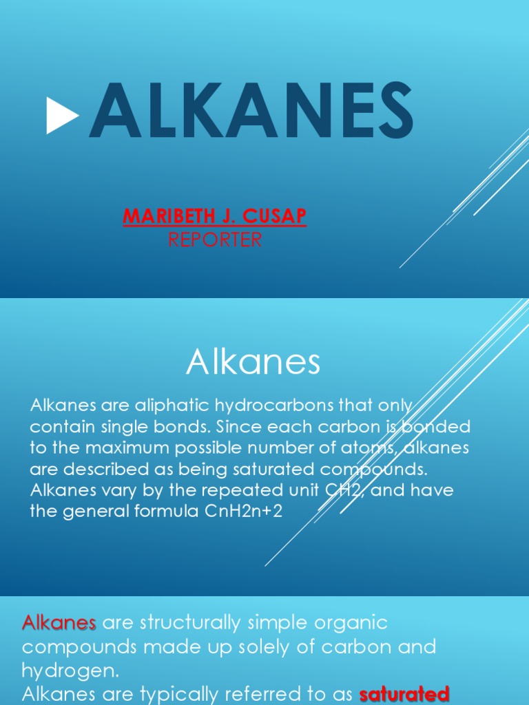 Alkane | PDF