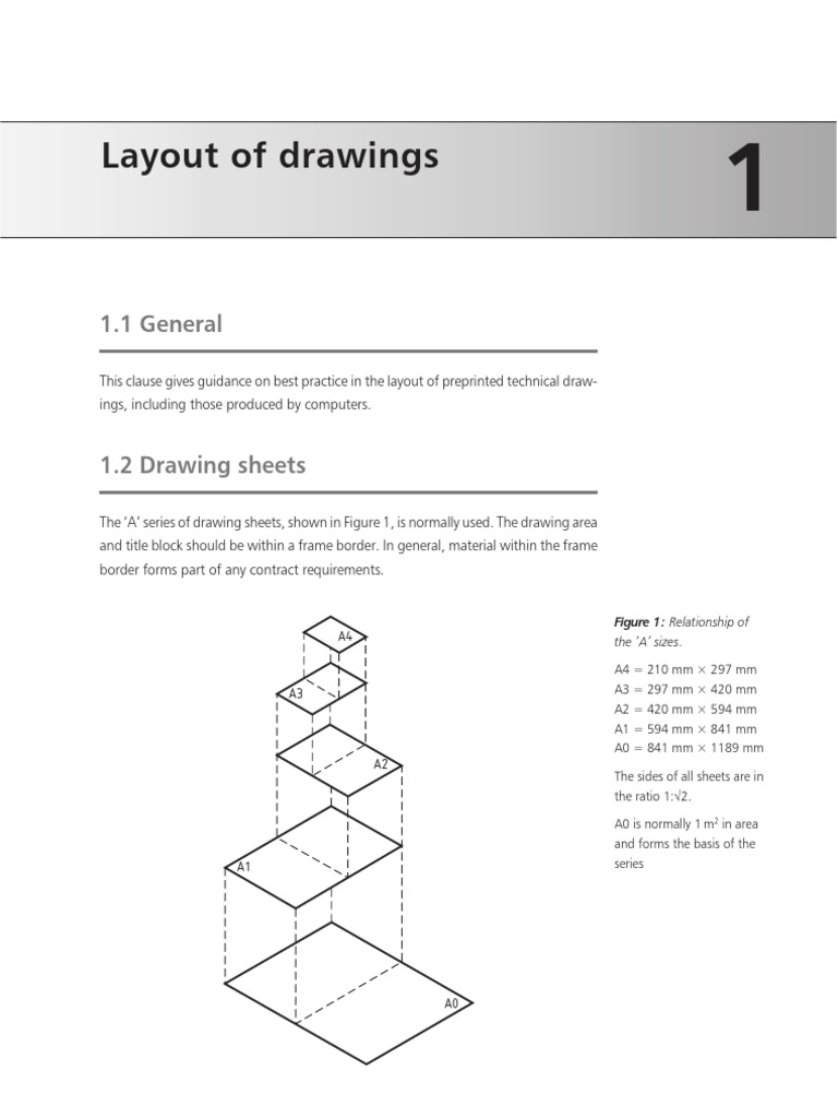 Layout of Drawings | Download Free PDF | Written Communication