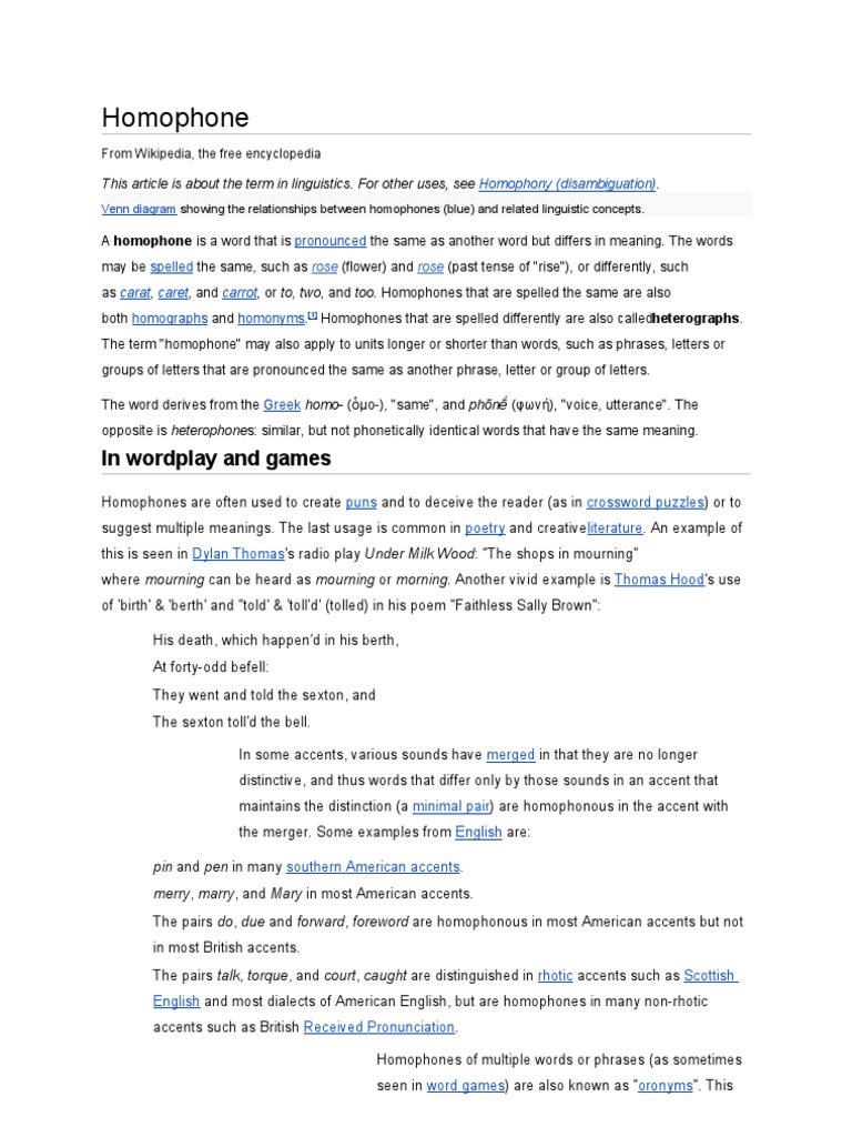 Homophone | PDF | Symbols | Semiotics