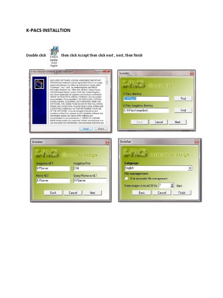 K Pacs Installation Guide | PDF