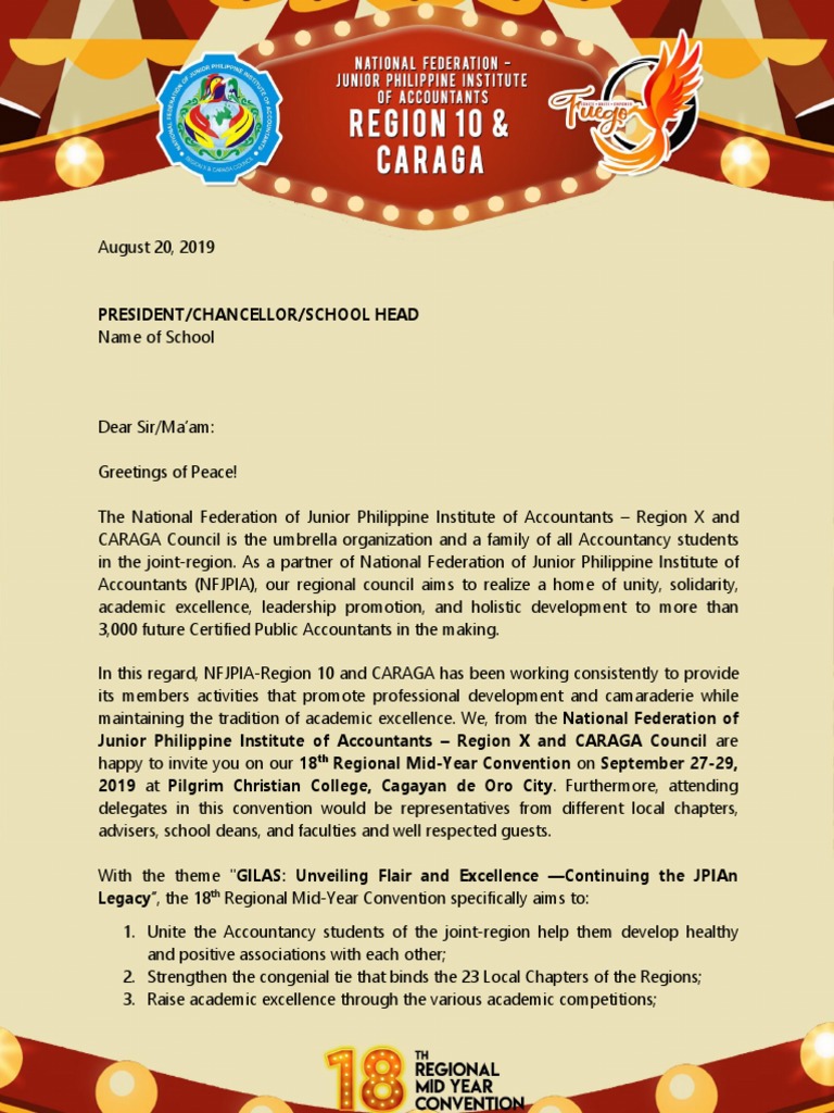 18TH Rmyc Invitation | PDF