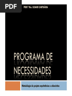 Tabela Inicial de Programa de Necessidades - Terminal Intermodal | PDF | Transporte