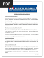 HDFC Bank Introduction | PDF