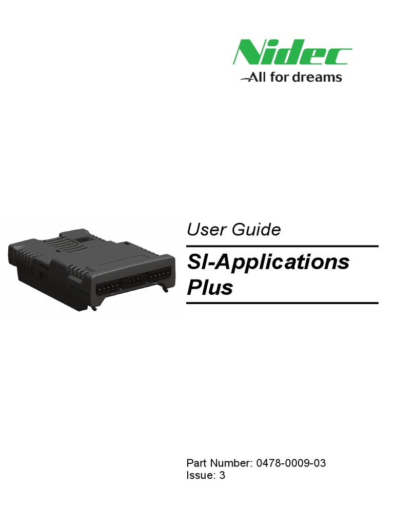 Si Applications Plus User Guide English Issue 3 0478 0009 03