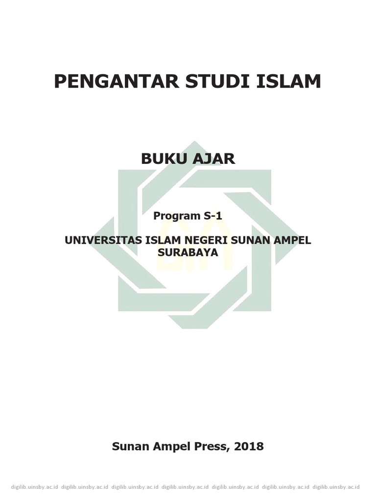 Buku - Pengantar Studi Islam | PDF