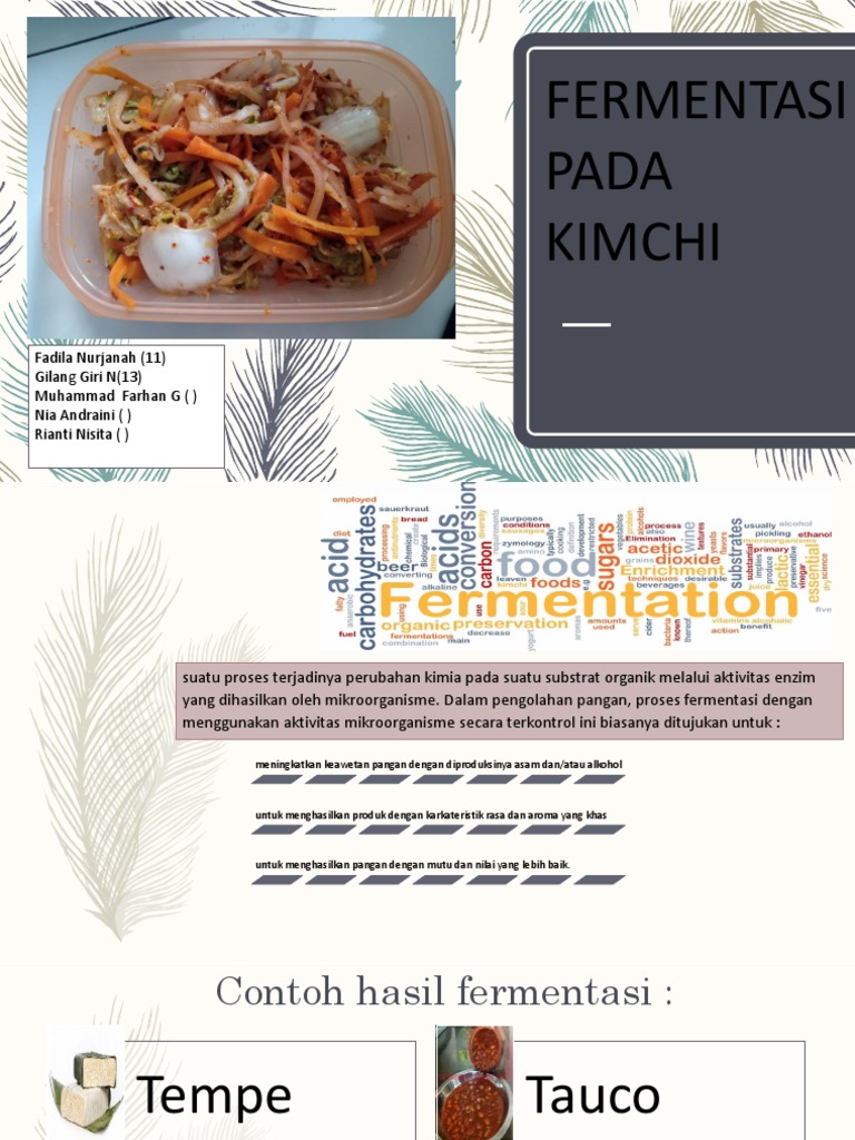 Kimchi 2 | PDF | Memasak, Makanan, & Anggur | Kesehatan Holistik