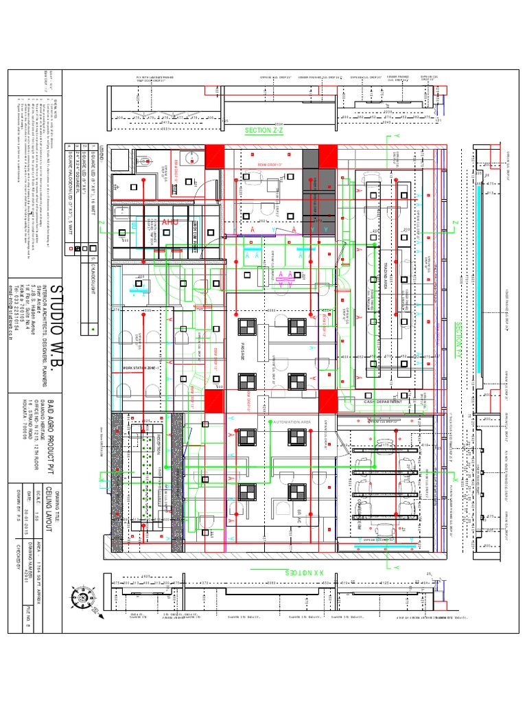 Composite Ceiling Layout PDF | PDF