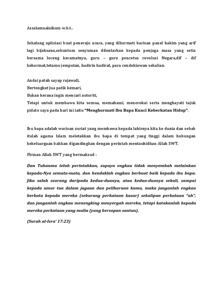 Ibu Bapa Dai Cilik | PDF