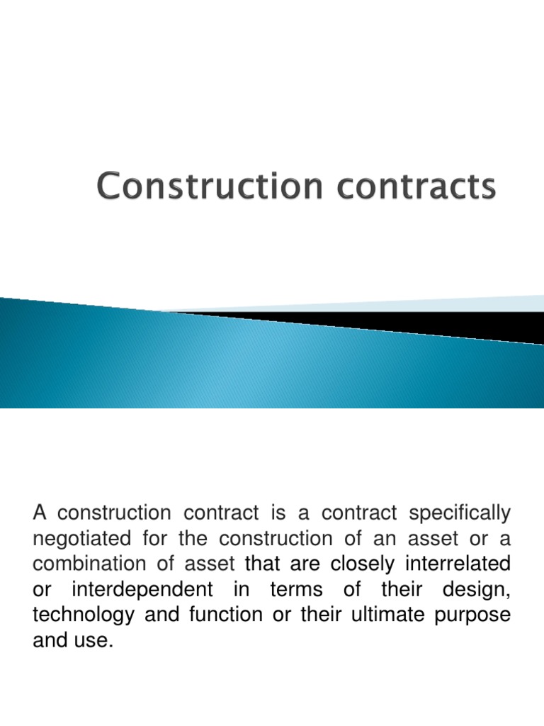Construction Contracts Pptx