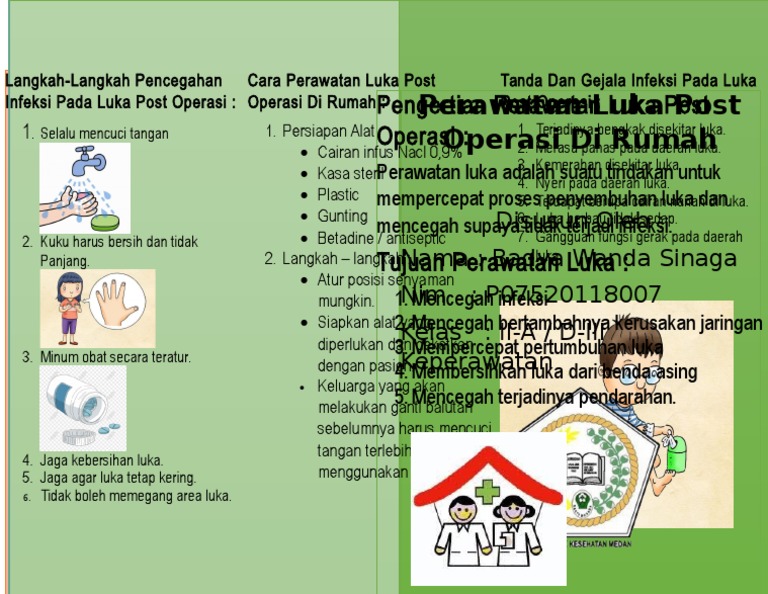 Leaflet Perawatan Luka Post Operasi | PDF