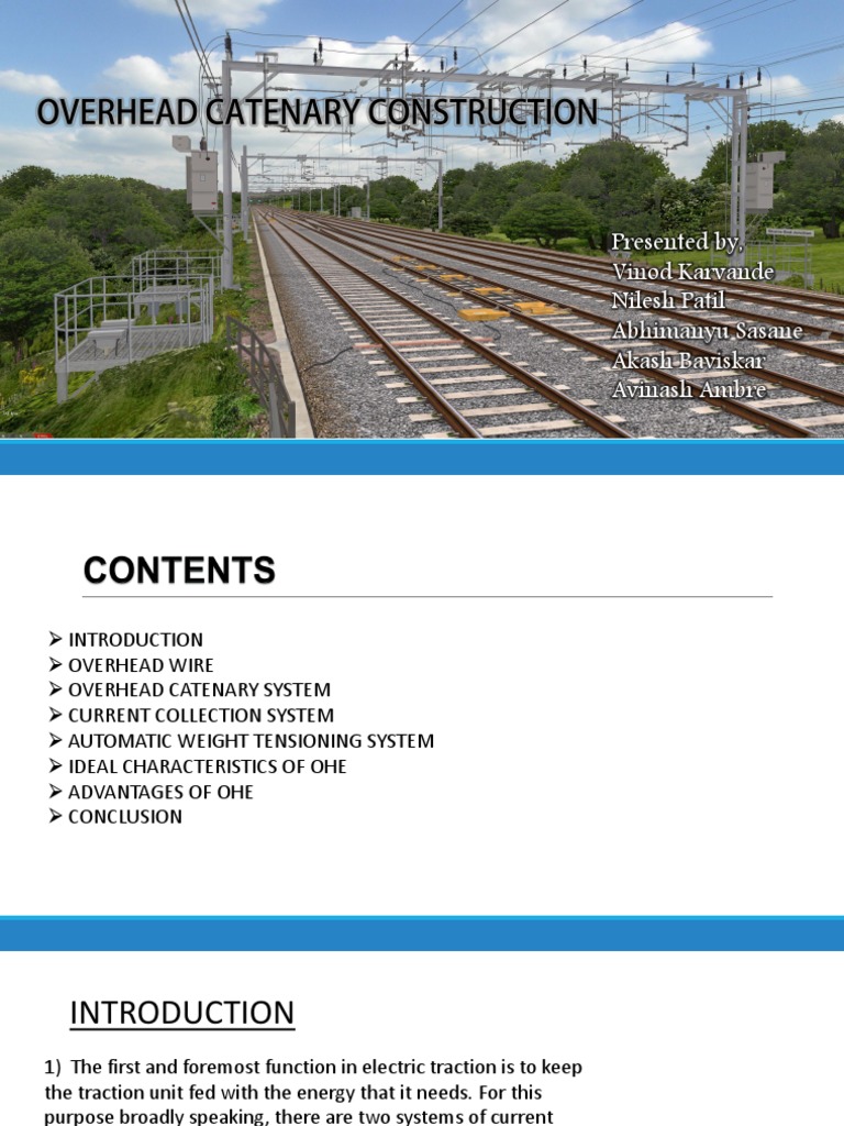 Overview of Overhead Catenary Systems | PDF
