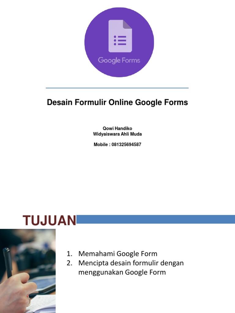 2 Desain Formulir Online Google Forms | PDF