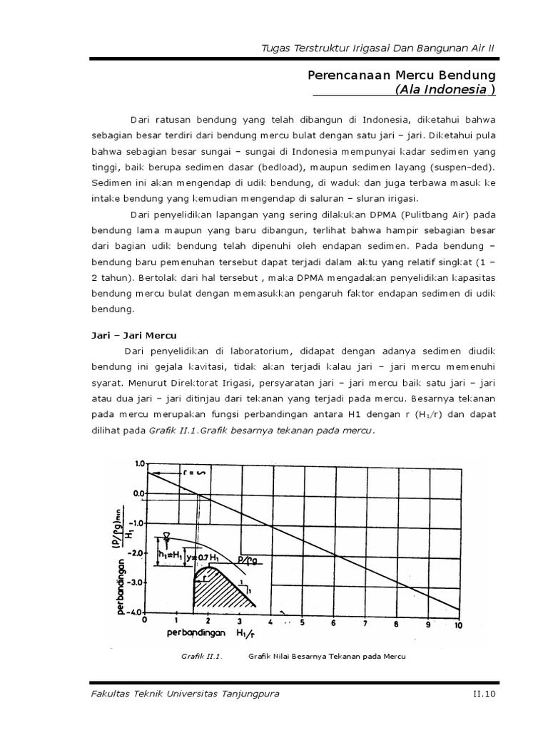 Bendung Mercu Bulat Indonesia | PDF