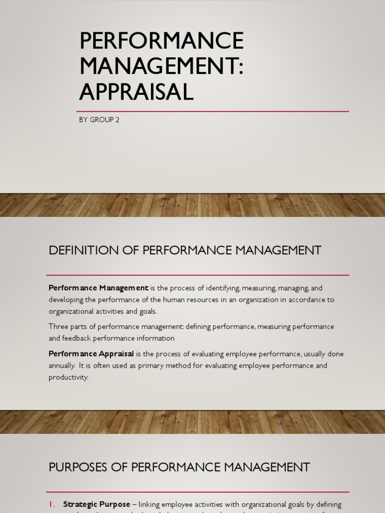Chapter 8 Performance Management | PDF