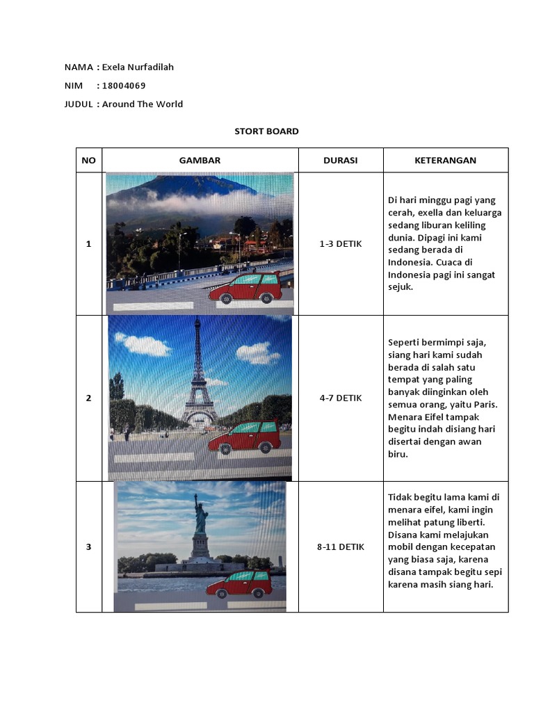 Storyboard Animasi | PDF