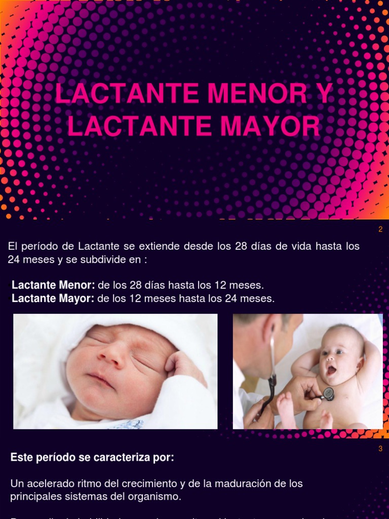 Lactante Menor y mayorOOX | PDF | Salud y bienestar