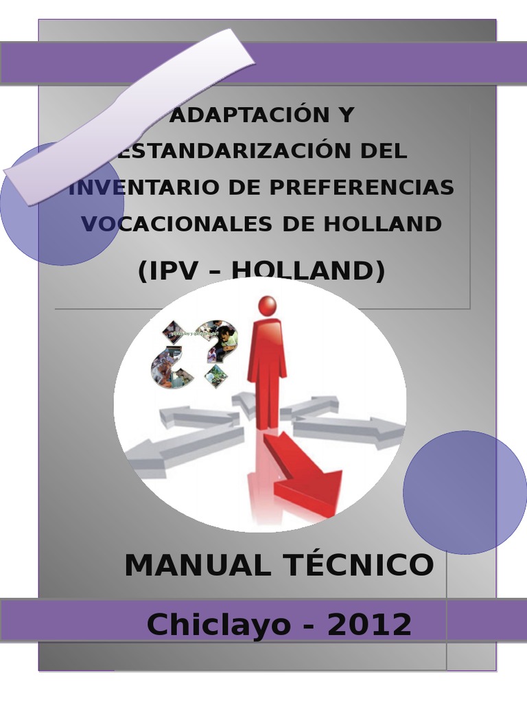 11MANUAL DEL TEST DE HOLLAND Listooo 3 | PDF