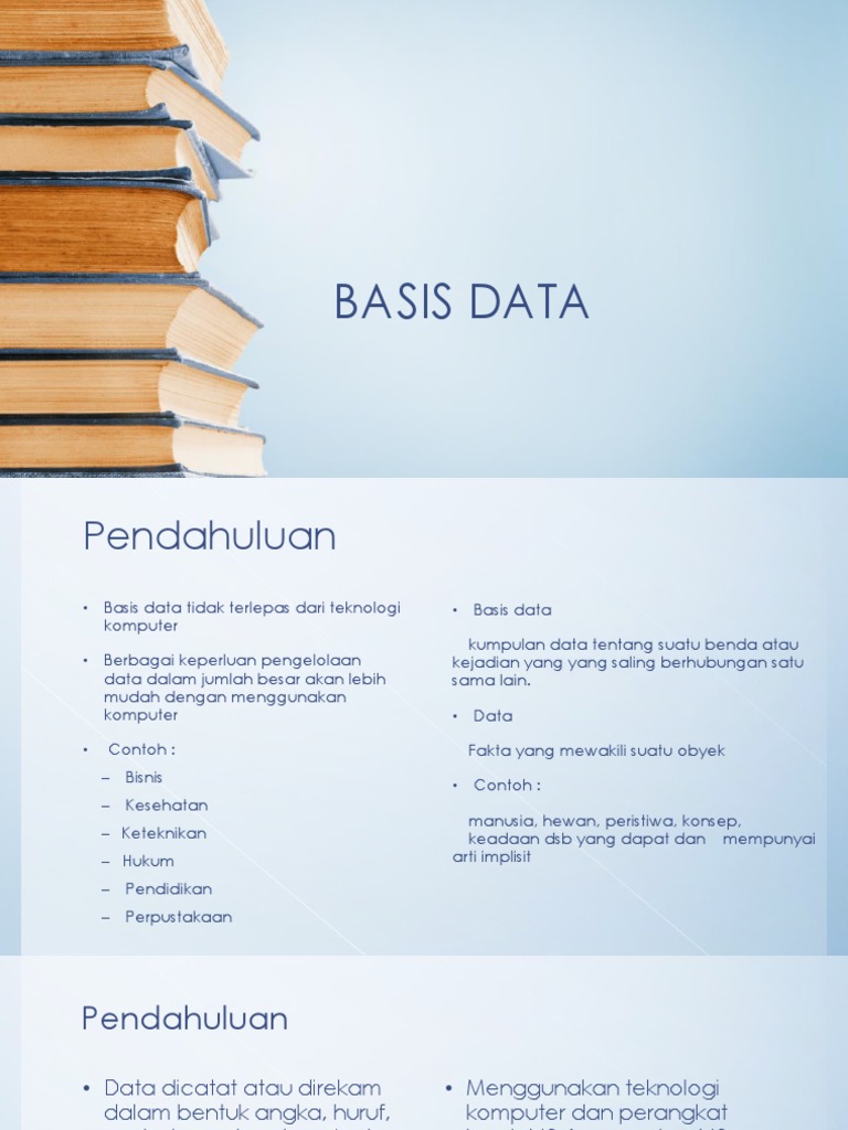 BASIS DATA DAN DBMS | PDF