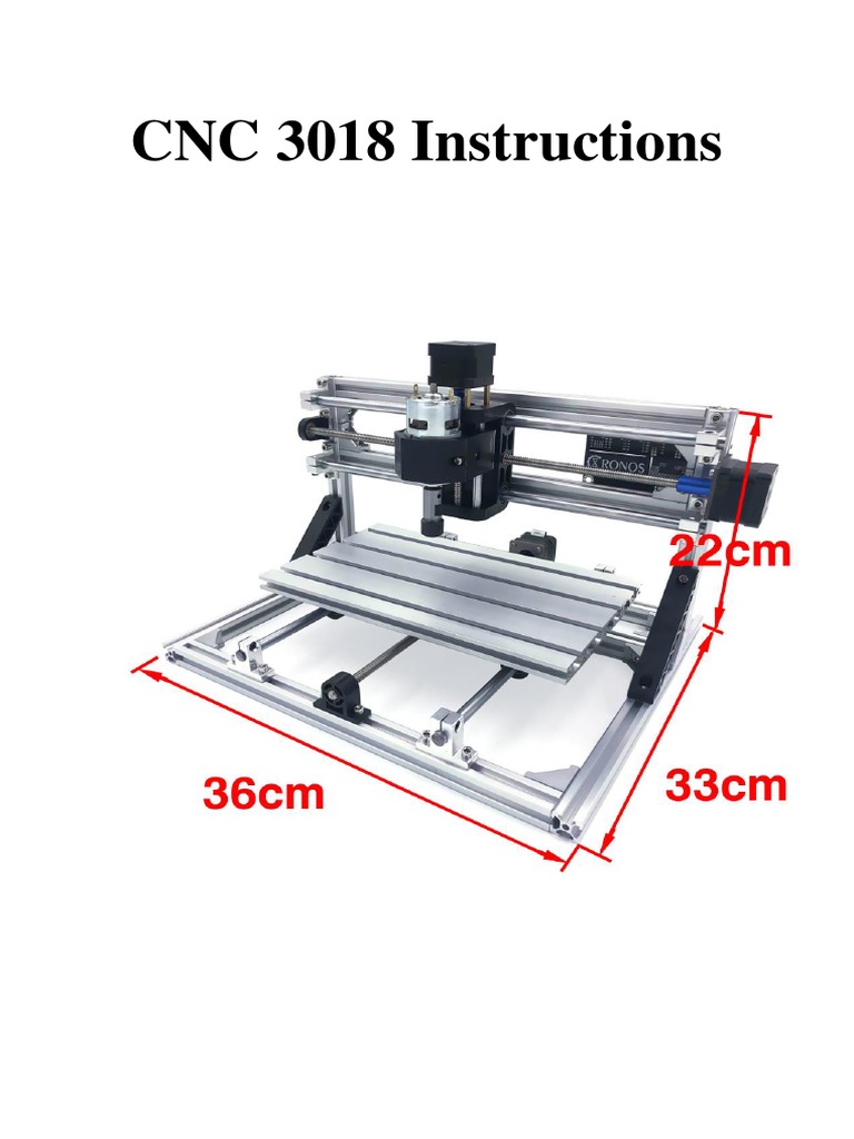 CNC 3018 Pro Assembly Instructions | PDF | History