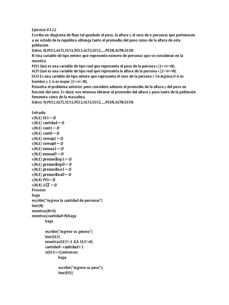 Trabajo Algoritmos Clase Viernes 28 de Septiembre PDF | PDF | Métodos y ...