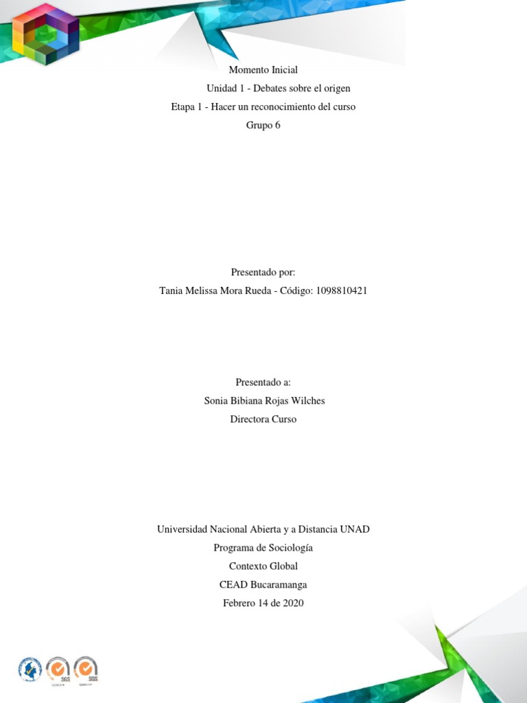 Etapa 1 - Tania Mora | PDF