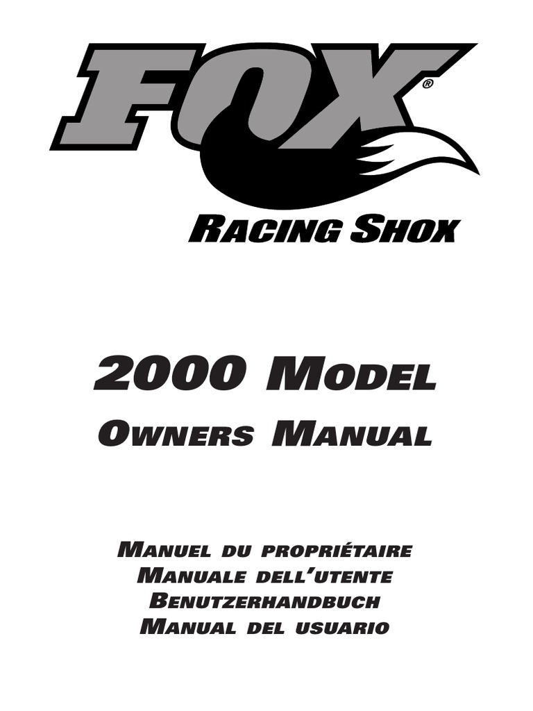 00 - 01 - RearShocks - SP FOX VAN RC | PDF