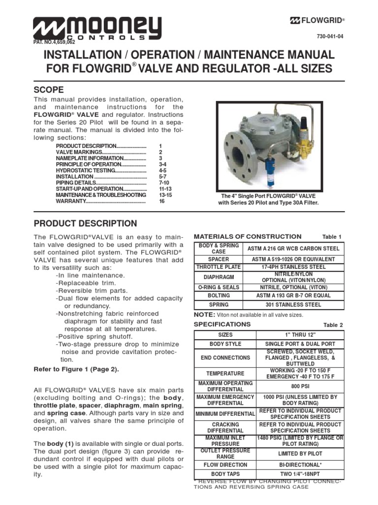Mooney Flowgrid Manual PDF | PDF