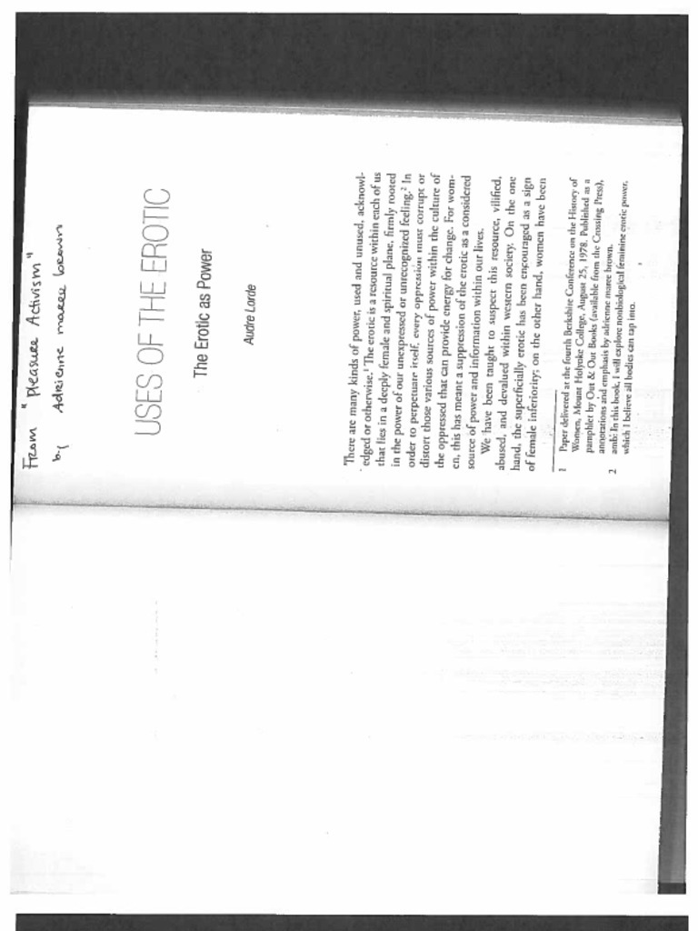 Adrienne Maree Brown Pleasure Activism | PDF