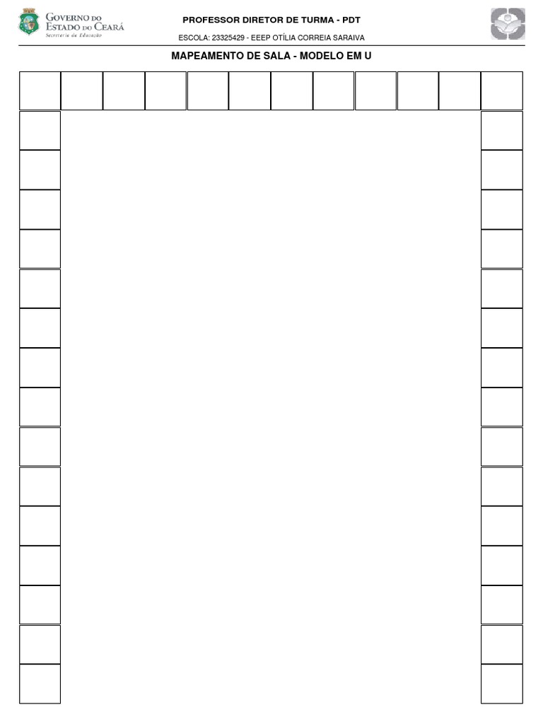 Mapeamento de Sala - Modelo em U | PDF