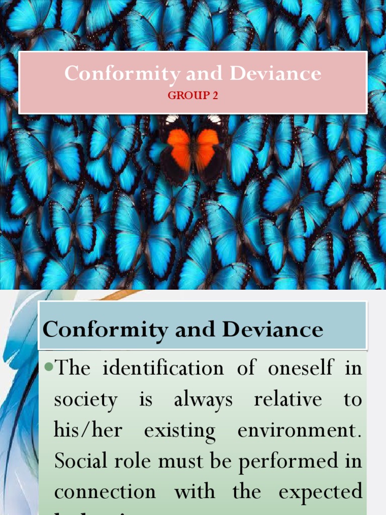 Conformity and Deviance | PDF | Deviance (Sociology) | Conformity