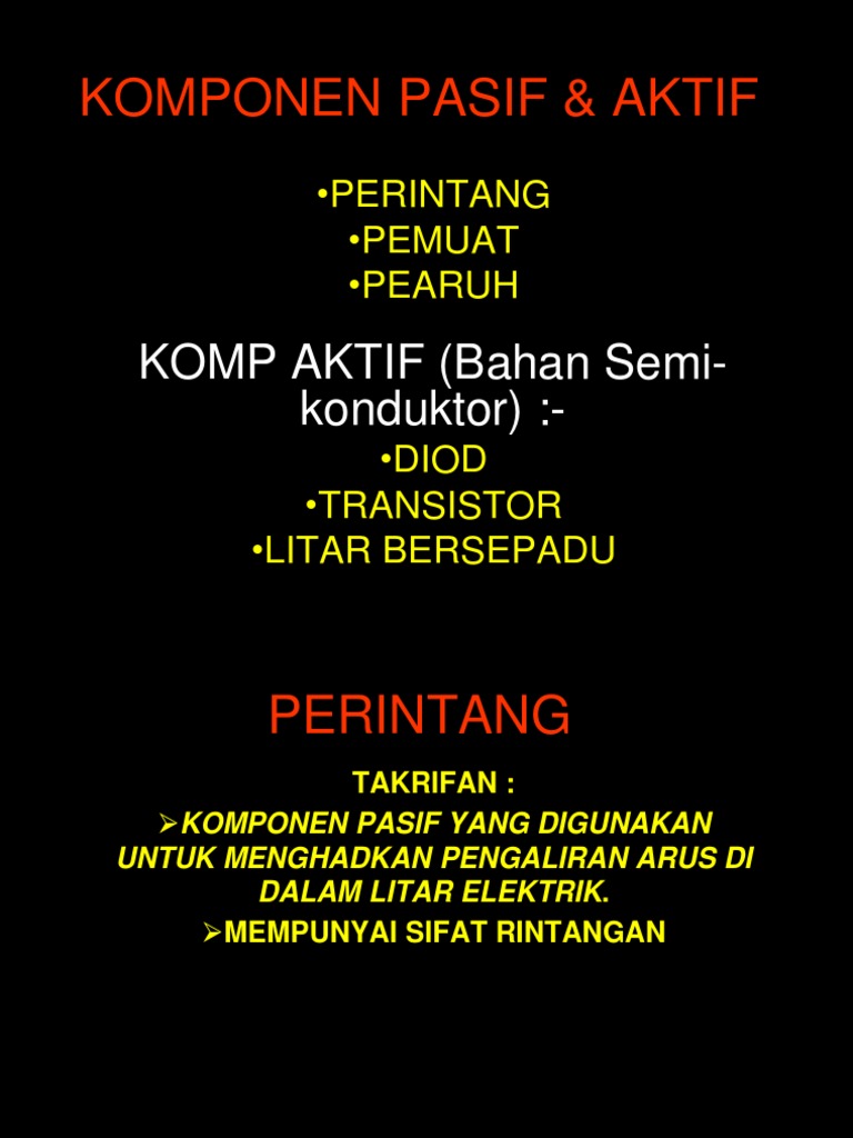 Komponen Pasif | PDF