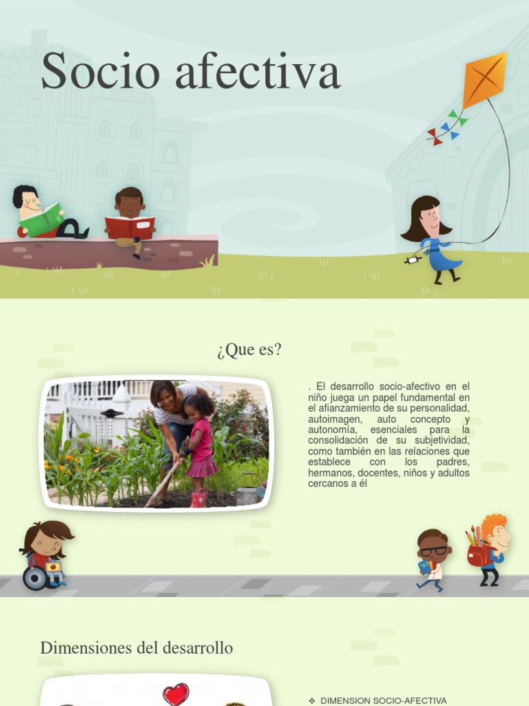 Socio Afectiva | PDF | Educación de la primera infancia | Las emociones